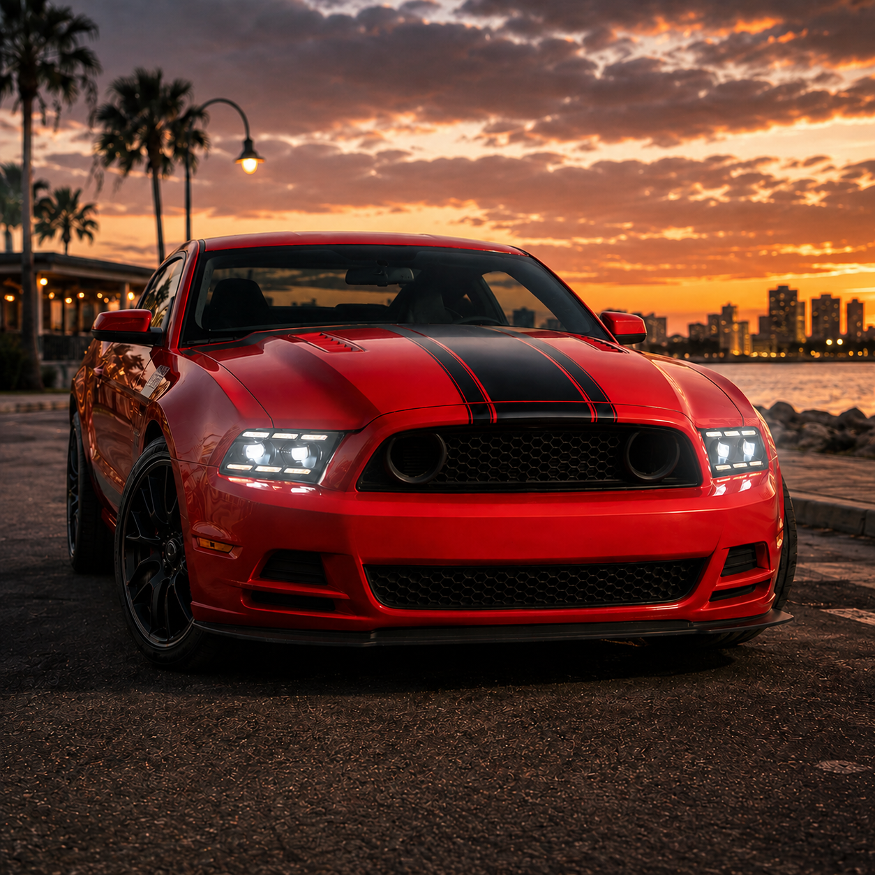 2010-2014 Ford Mustang LED Projector Headlights | PrismBeam – PrismBeam